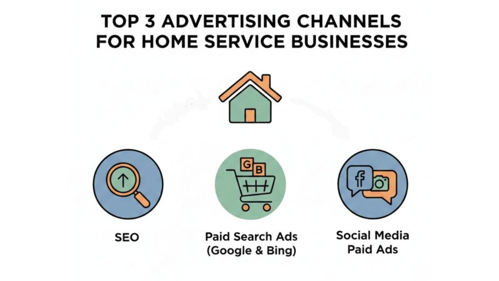 Top 3 Advertising Channels for Home Service Businesses